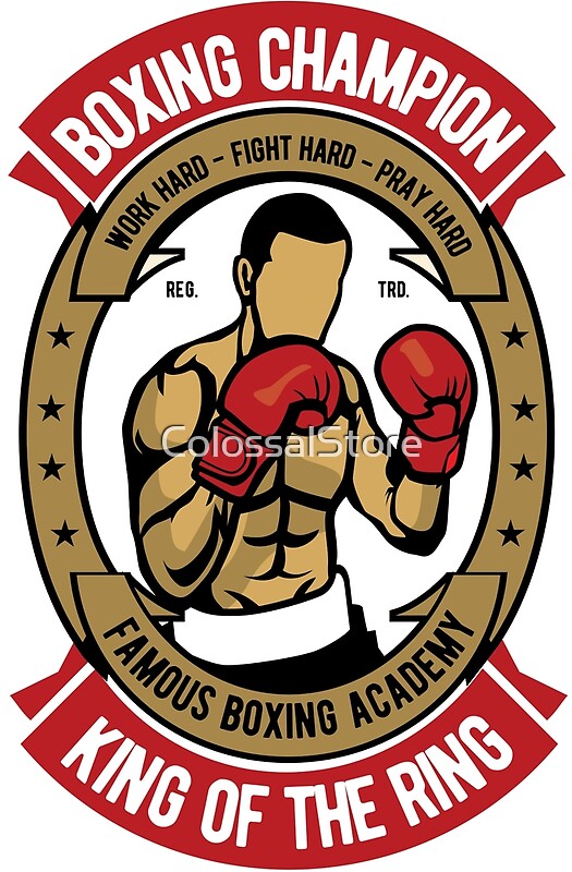 "Retro Boxing Champion King of The Ring Famous Boxing Academy" by ...