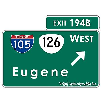 "EXIT 194B Highway Sign" Sticker for Sale by PrittyKewStuff | Redbubble