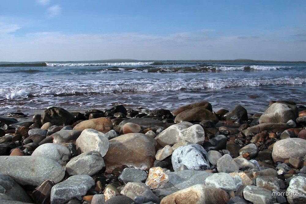 "pebble shore" by morrbyte | Redbubble