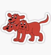 Clifford The Big Red Dog Stickers | Redbubble