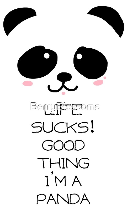 "Emo Panda" by BerryBlossoms | Redbubble