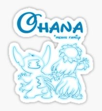 Ohana: Pegatinas | Redbubble