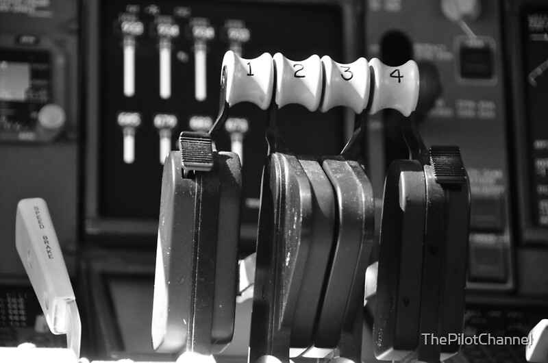 "Boeing 747 Cockpit Throttles Close up" by ThePilotChannel | Redbubble