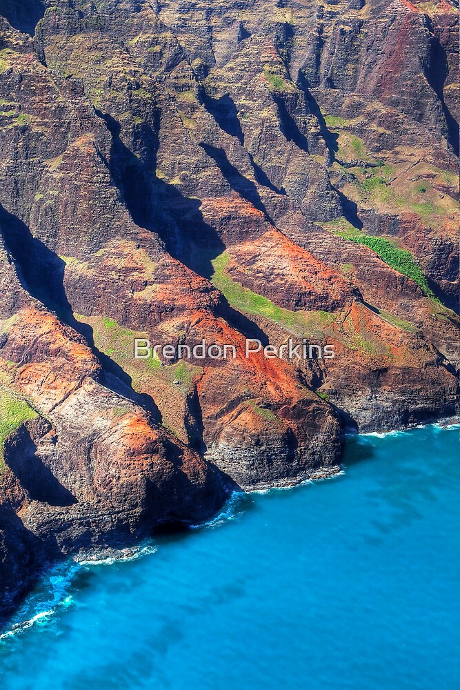 "Craggy Cliffs of the Napali Coast (Kauai, Hawaii)" by Brendon Perkins ...