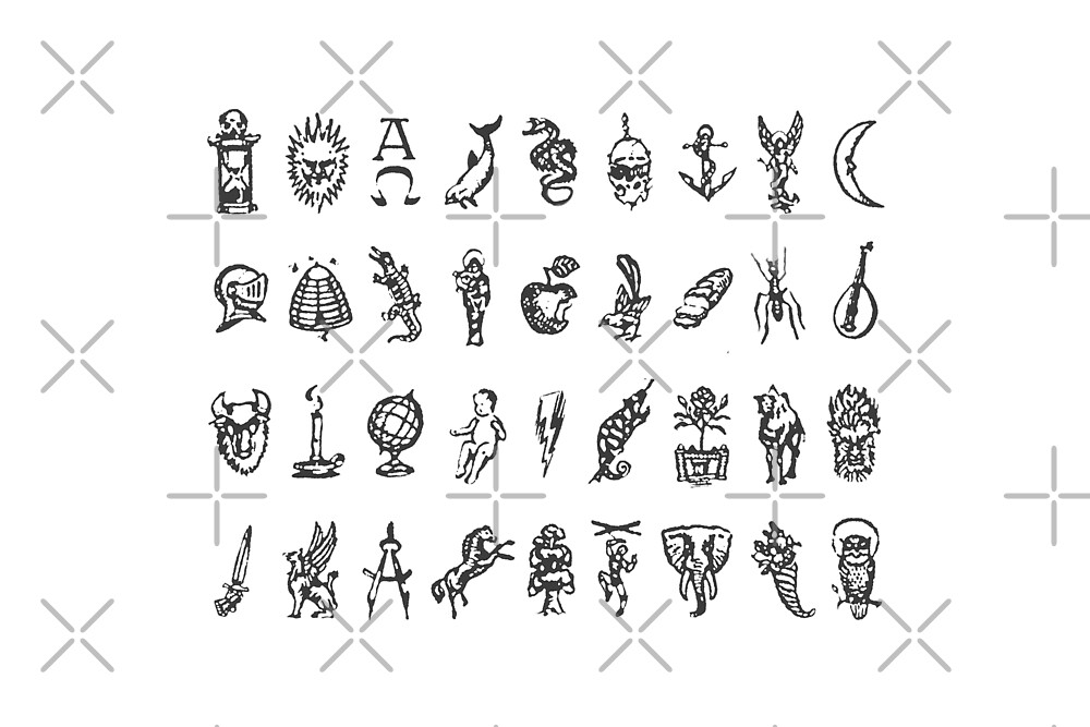 "Alethiometer Symbols Grid, Golden Compass, The Symbol Reader - His ...