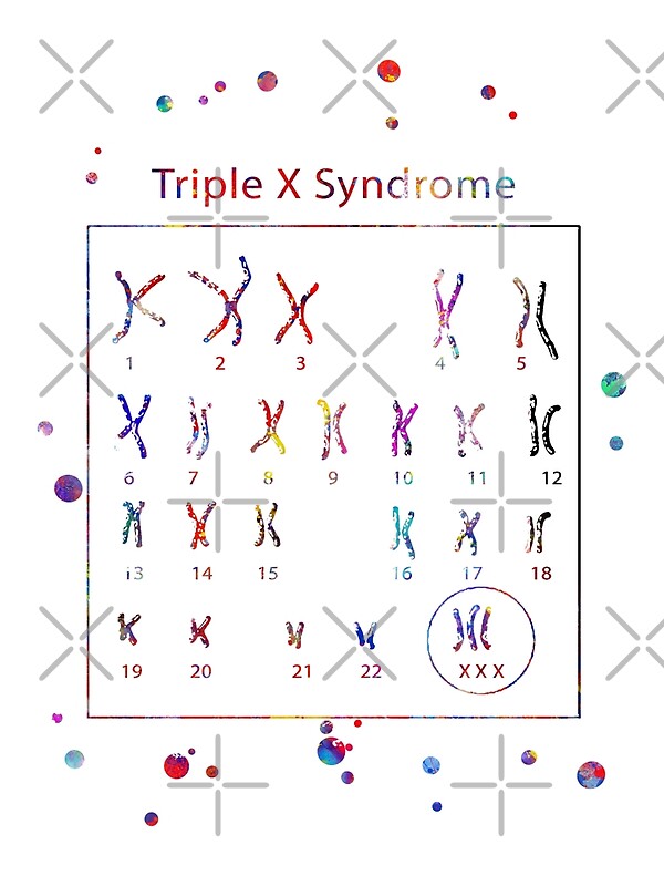 "Triple X Syndrome, trisomy X, extra X chromosome" by Rosaliartbook ...