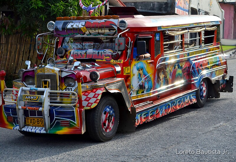 "The Philippine Jeepney" Posters by Loreto Bautista Jr. | Redbubble