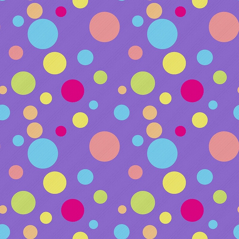 "Retro Purple Mid-Century Modern Dots" by GraphicAllusion | Redbubble