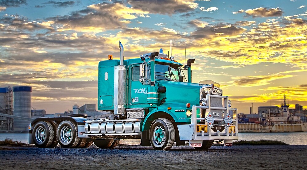 "Toll Energy. Kenworth T658" by Mick Smith | Redbubble