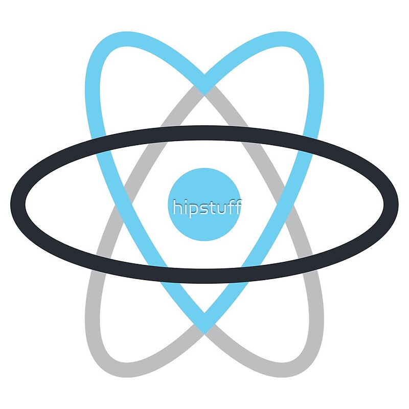 "React.js Logo" by hipstuff | Redbubble
