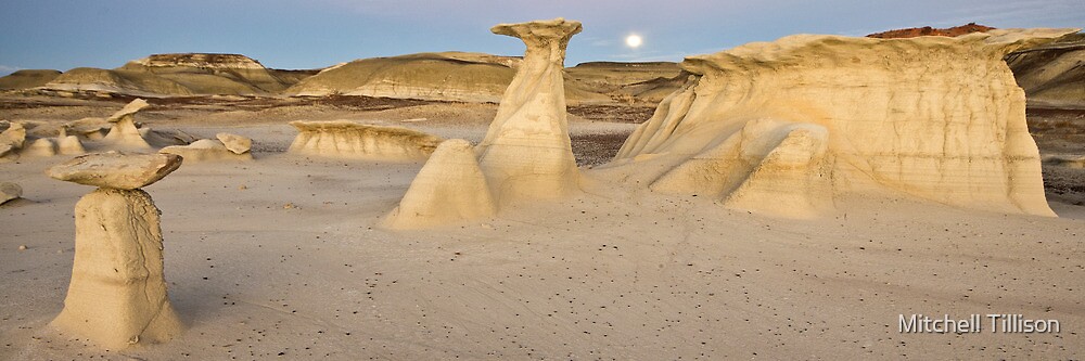"Bisti Badlands Panorama" by Mitchell Tillison | Redbubble