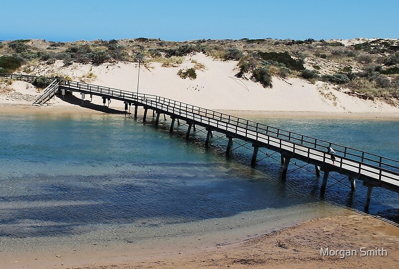"Port Noarlunga Foot Bridge" by Morgan Smith | Redbubble