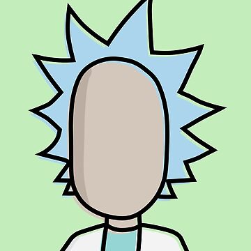 "Rick Sanchez" Sticker for Sale by cwarje | Redbubble