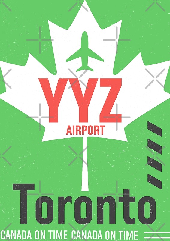 « Code aéroport YYZ Toronto Green » par airportstickers K. G. | Redbubble