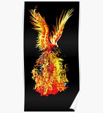 Phoenix Bird Posters | Redbubble