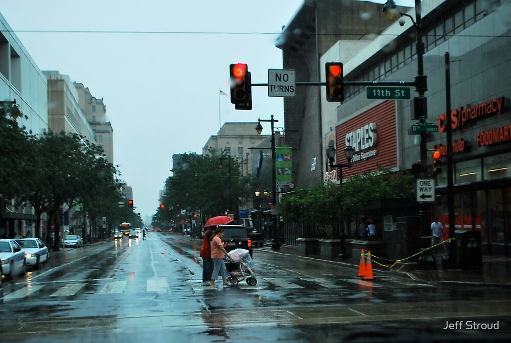 "rainy day in Philadelphia Pa" by Jeff stroud | Redbubble