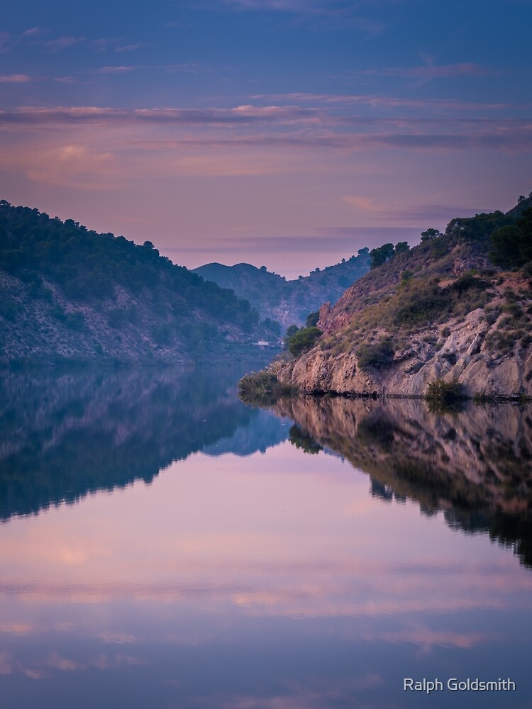 "Sunset Layers at Tibi Reservoir" by Ralph Goldsmith | Redbubble
