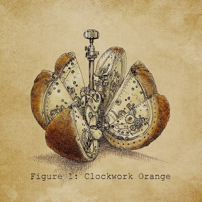 "Steampunk Orange" by Eric Fan | Redbubble