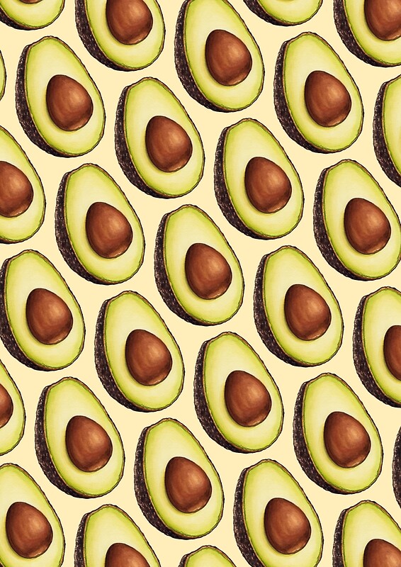 "Avocado Pattern" by Kelly Gilleran | Redbubble