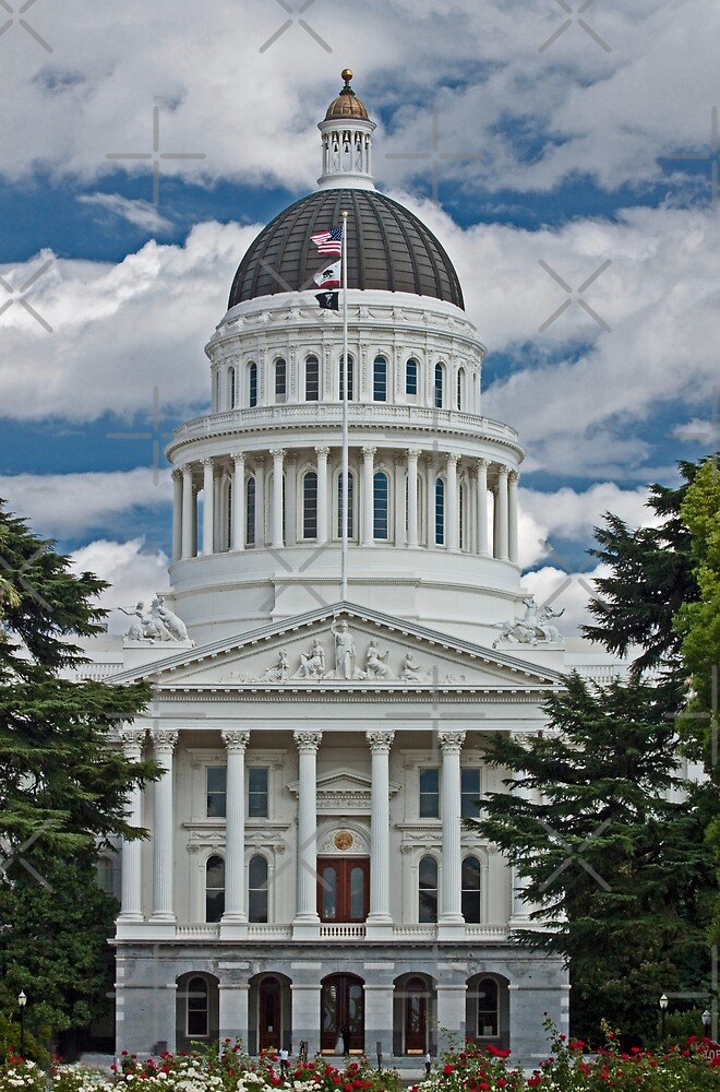 "California State Capitol Building Sacramento" by Buckwhite | Redbubble