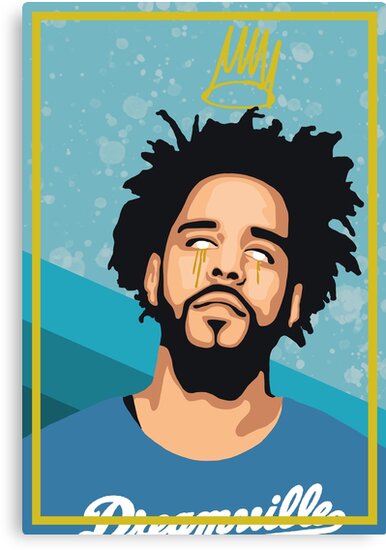 "J. Cole" Canvas Print by HPiggot | Redbubble