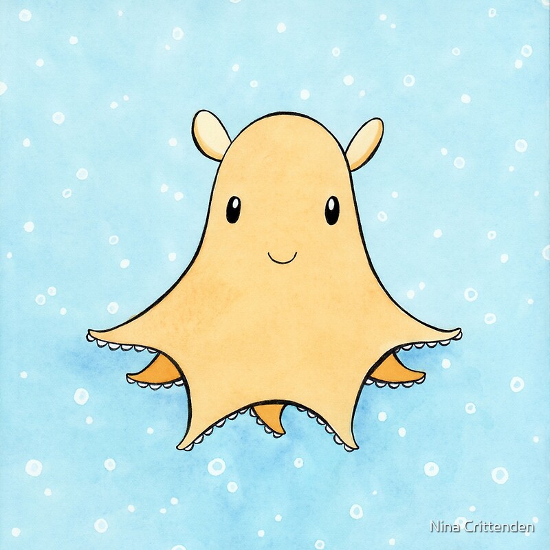 "Flapjack Octopus" by Nina Crittenden | Redbubble