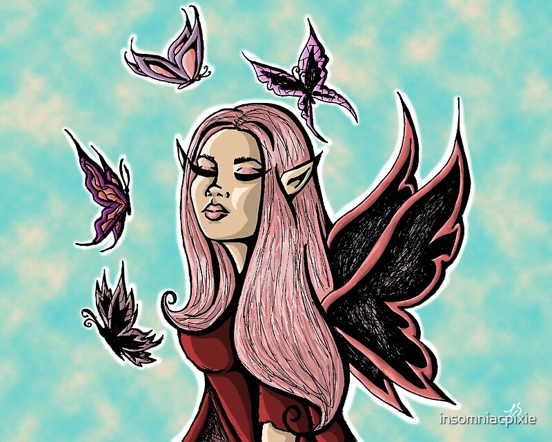 "Pink Pixie" by insomniacpixie | Redbubble
