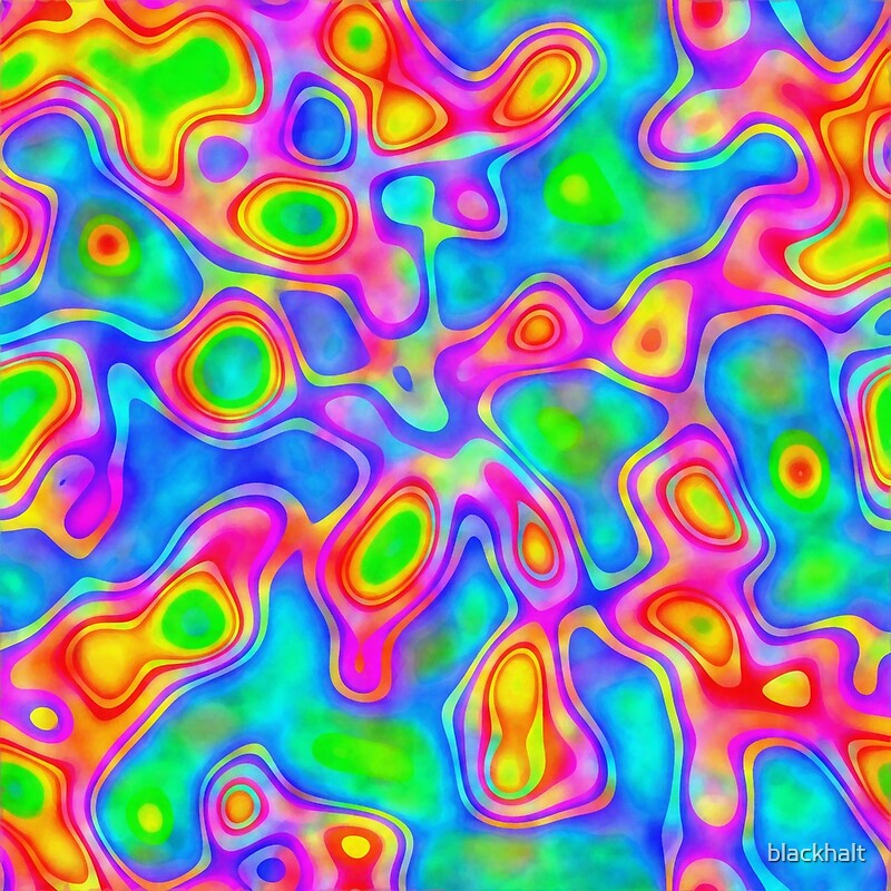 "Random virtual color pixel abstraction" by blackhalt | Redbubble