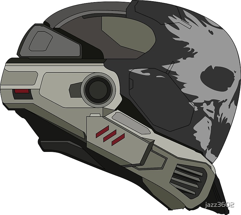"Halo Reach Emile Helmet" by jazz3602 | Redbubble