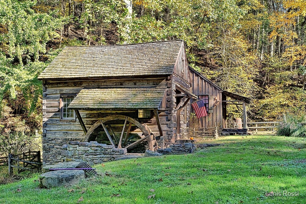 "The Mill At Cuttalossa Farm" by Lanis Rossi | Redbubble