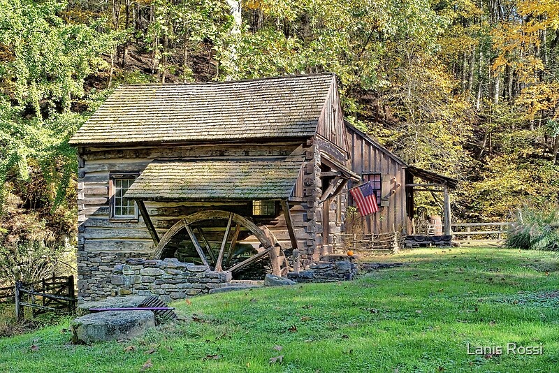 "The Mill At Cuttalossa Farm" by Lanis Rossi | Redbubble