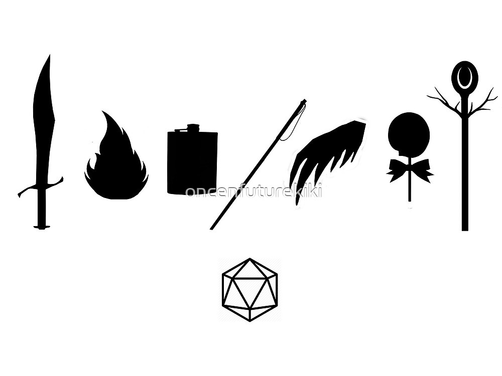 "Critical Role - Mighty Nein Character Symbols" by oncenfuturekiki ...