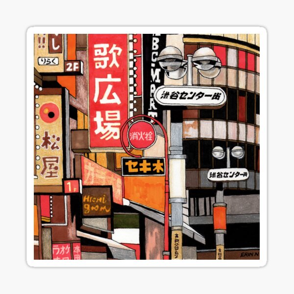 Tokyo Stickers | Redbubble