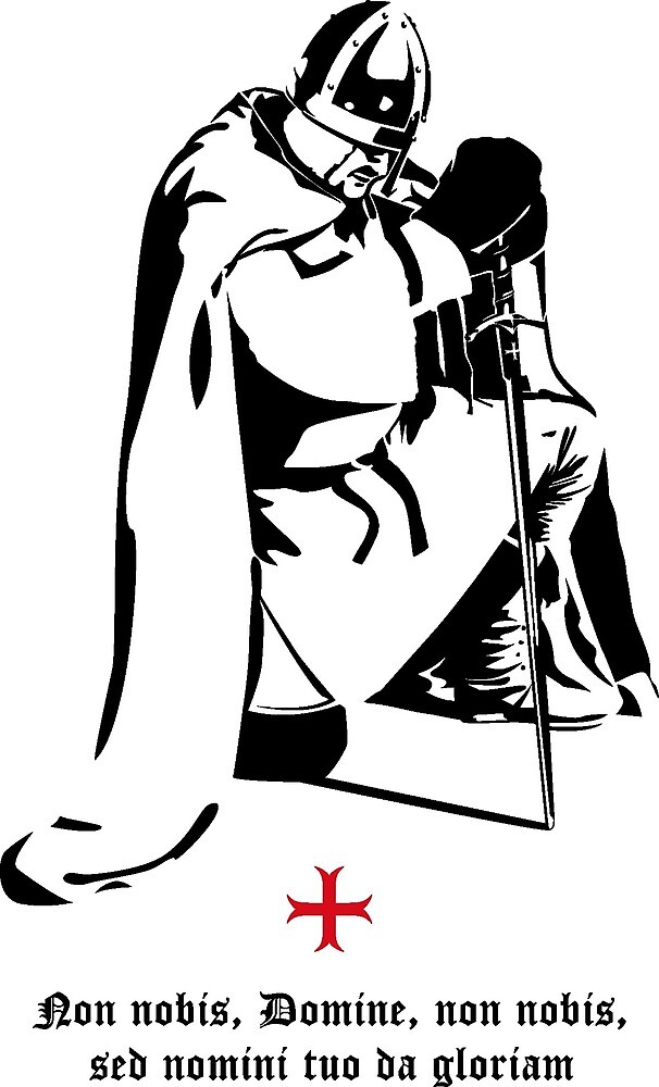 "Knight Templar praying ☩ Chevalier templier en prière" by Philippe ...