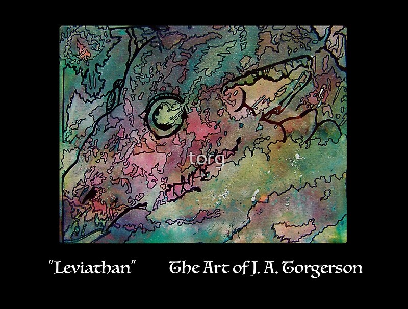 "Leviathan (white letters)" by torg | Redbubble