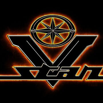 "V Star, V-Star 250, 650, 950, 1100, 1300 Logo Fire 1" Poster by ...