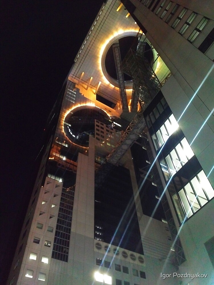 "Umeda Sky Building, Osaka, Japan" by Igor Pozdnyakov | Redbubble