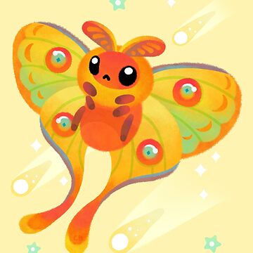 "Comet Moth" Sticker for Sale by pikaole | Redbubble
