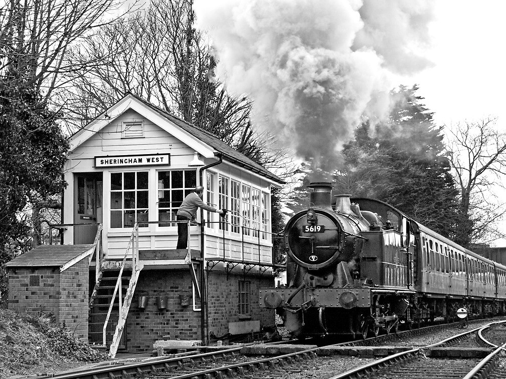"The Signalman" by Gerry Balding | Redbubble