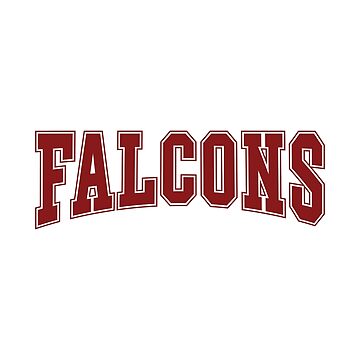 "Falcons" Sticker for Sale by daynamichelle | Redbubble