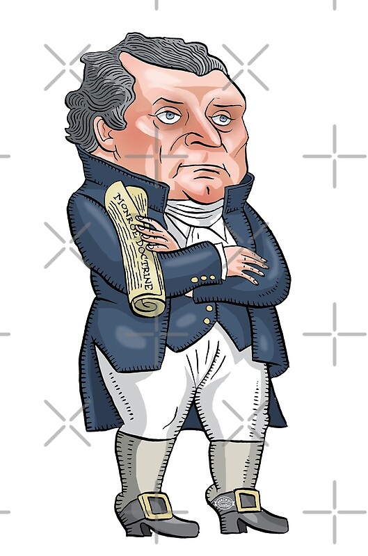 "President James Monroe" by MacKaycartoons | Redbubble