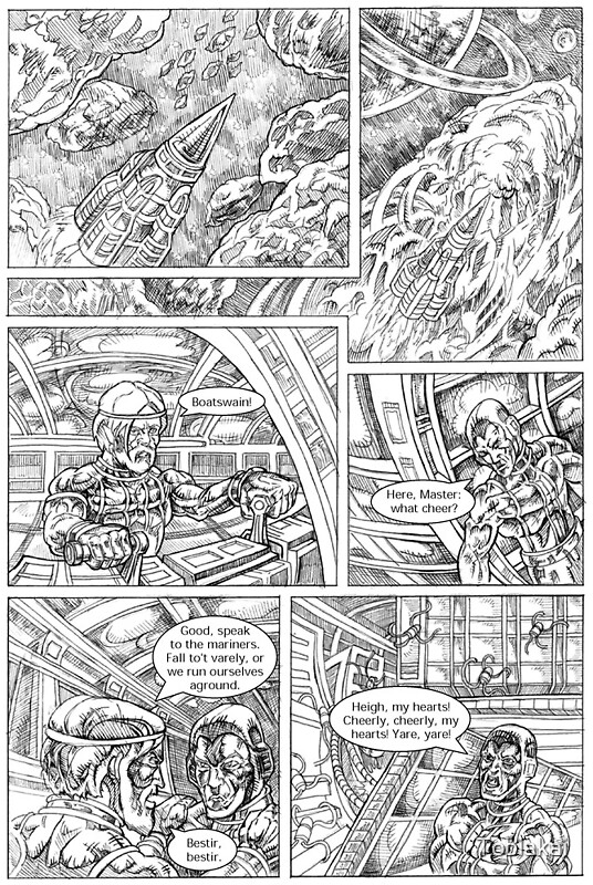 "The Tempest page 1" by Toblakai | Redbubble