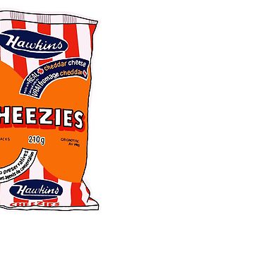 "Cheezies" Sticker for Sale by rbkaaah | Redbubble