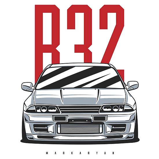 "Skyline R32 GTR" Poster by OlegMarkaryan | Redbubble