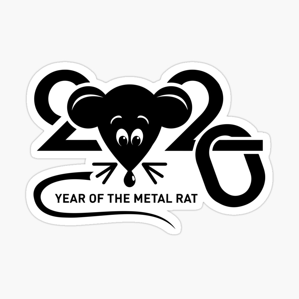 2020 year of the metal rat Chinese new year redbubble – atevern