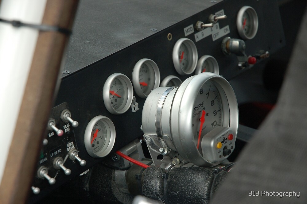 "Nascar-Dashboard" by 313 Photography | Redbubble