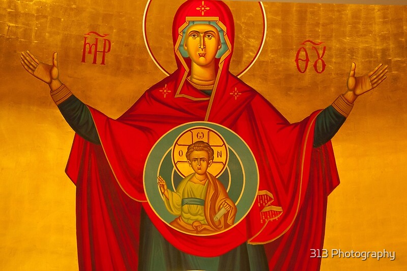 "Platytera ('More Spacious than the Heavens') Icon" by 313 Photography ...