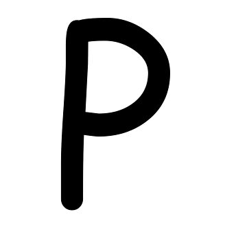 "The Letter P - Comic Sans" Art Board Print for Sale by etlinguae ...