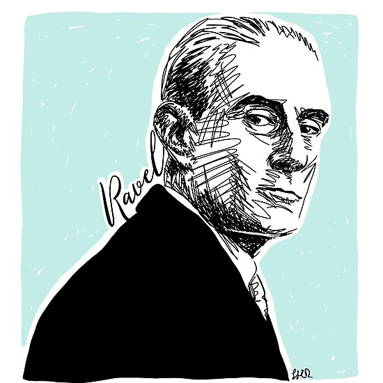 "Maurice Ravel Composer" Photographic Print by fortissimotees | Redbubble