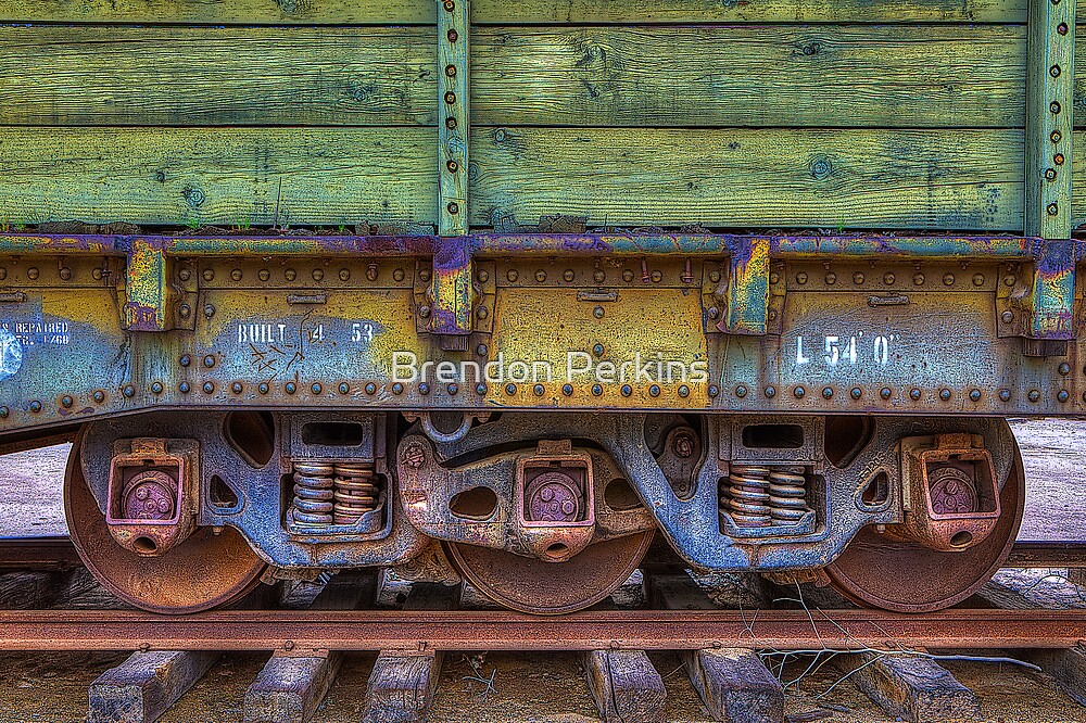 "Green Car Axle (Perris, California)" by Brendon Perkins | Redbubble